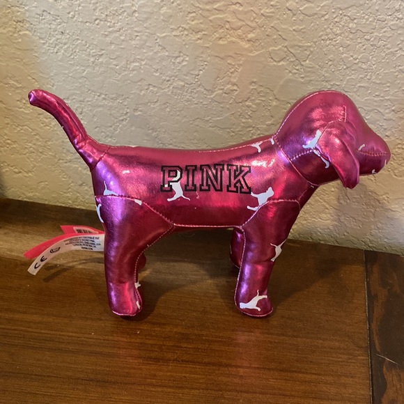Victoria's Secret | Other | Victorias Secret Pink Mini Dog Plush ...